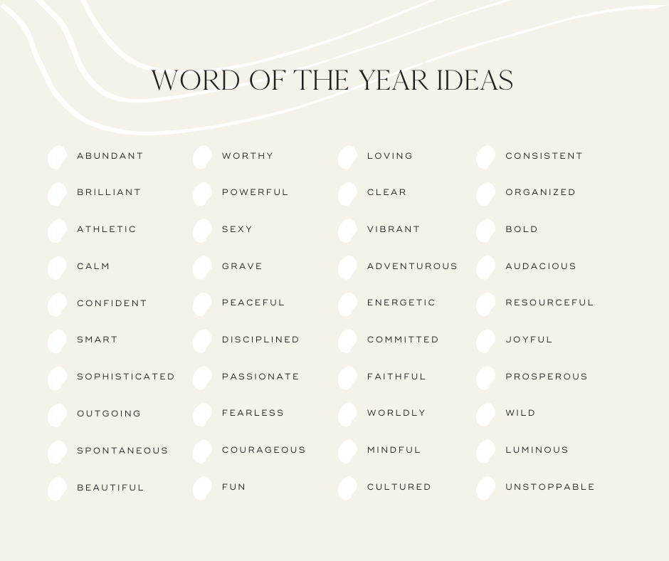 How to Choose Your Word of the Year + Why You Should Have One